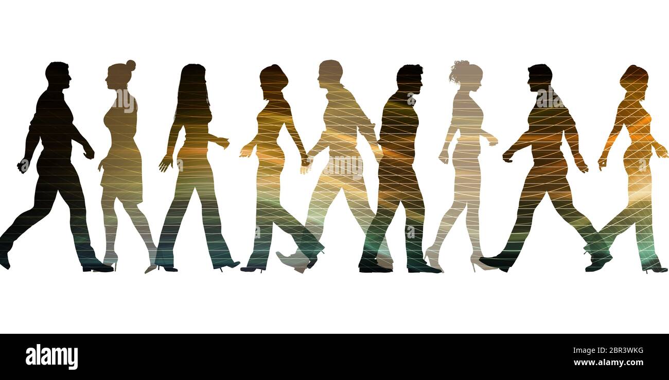 Rush movement Cut Out Stock Images & Pictures - Alamy