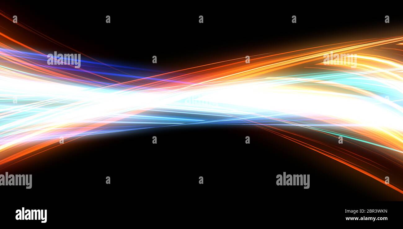 Pure Energy Lines as a Modern Concept Art Stock Photo - Alamy