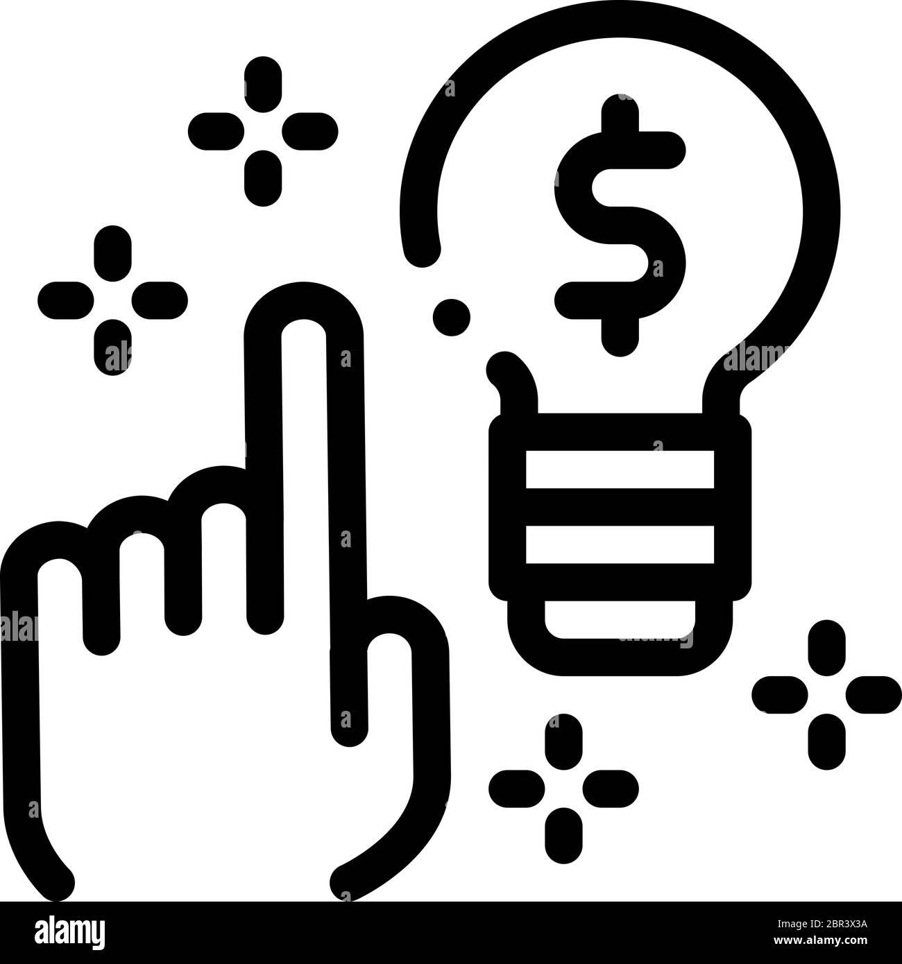 quick wit decision icon vector outline illustration Stock Vector Image ...