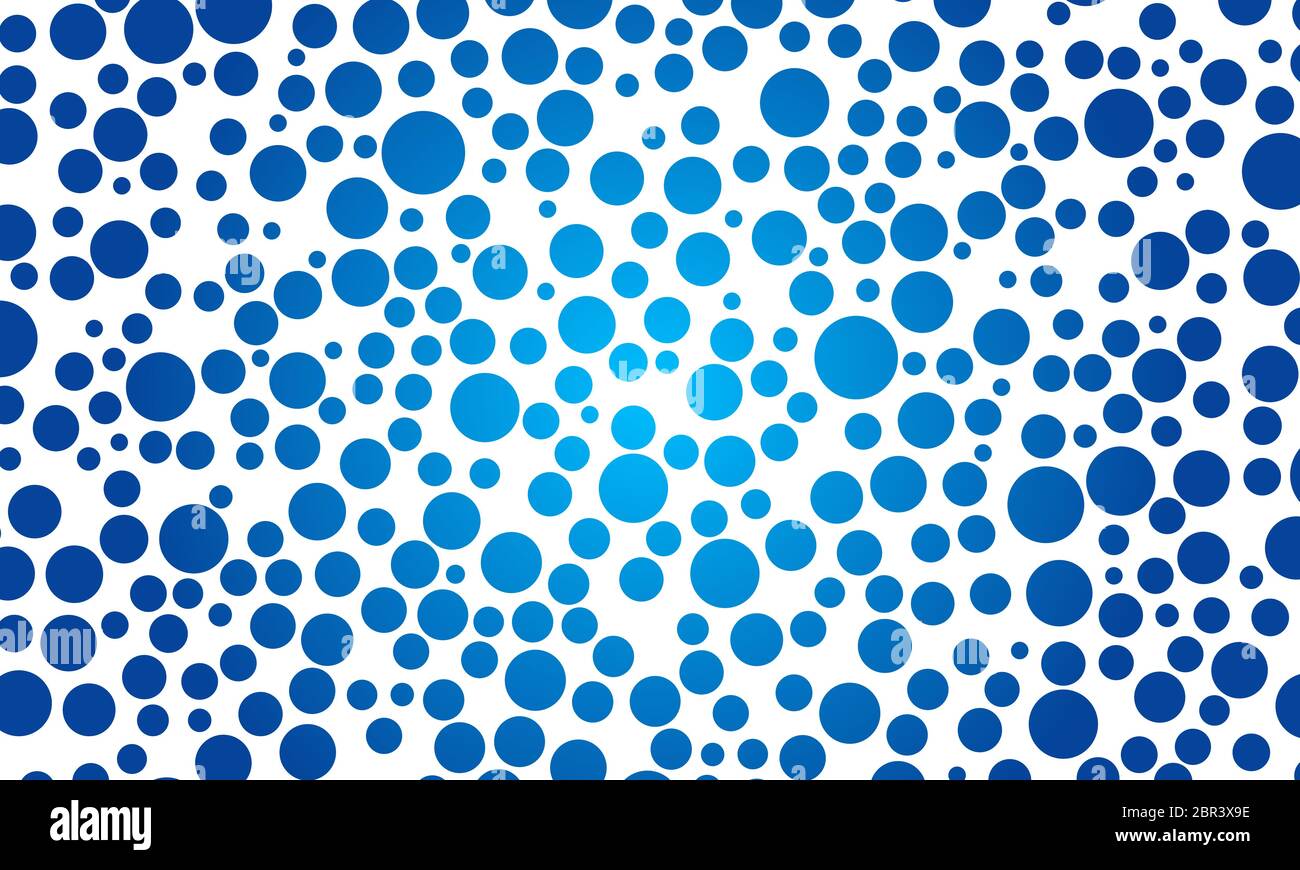 blue circle dots design vector background Stock Vector Image & Art - Alamy
