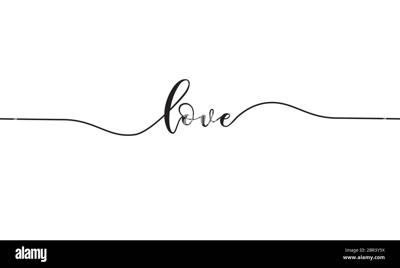 love script text isolated on white background Stock Vector Image & Art ...