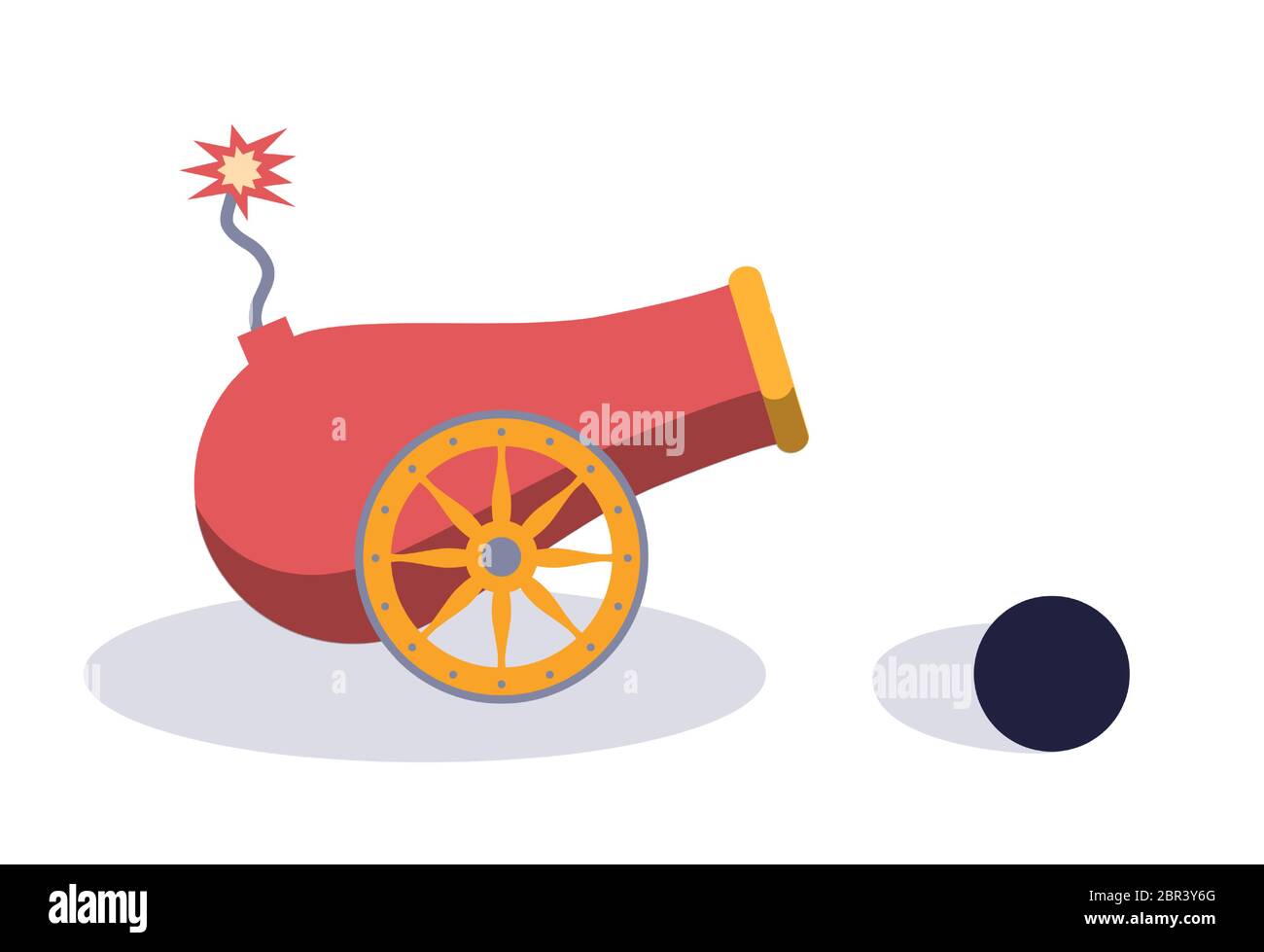 Vintage gun. Cartoon style Stock Vector Image & Art - Alamy