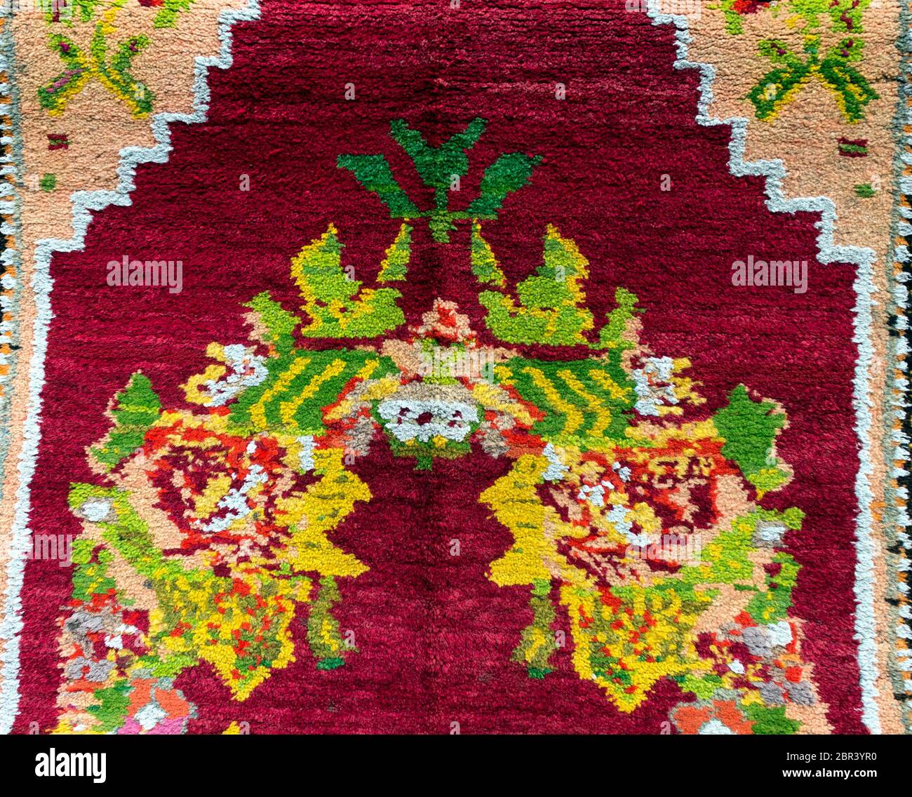 An ancient Armenian carpet texture pattern Stock Photo - Alamy