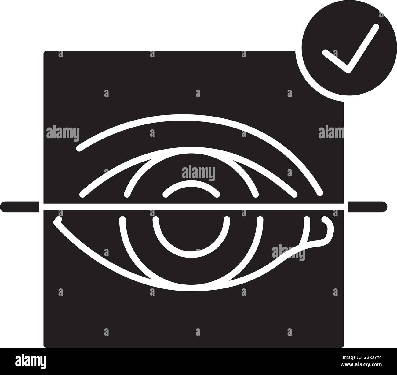 Eye scanner Black and White Stock Photos & Images - Alamy