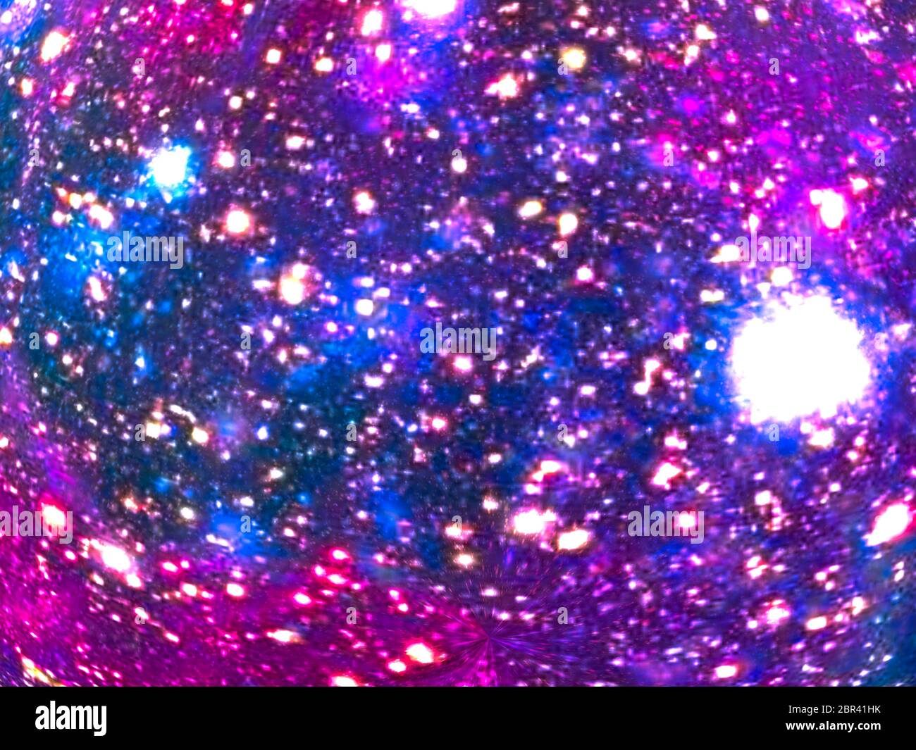 colorful space structures in the vastness of the universe 3D rendering ...