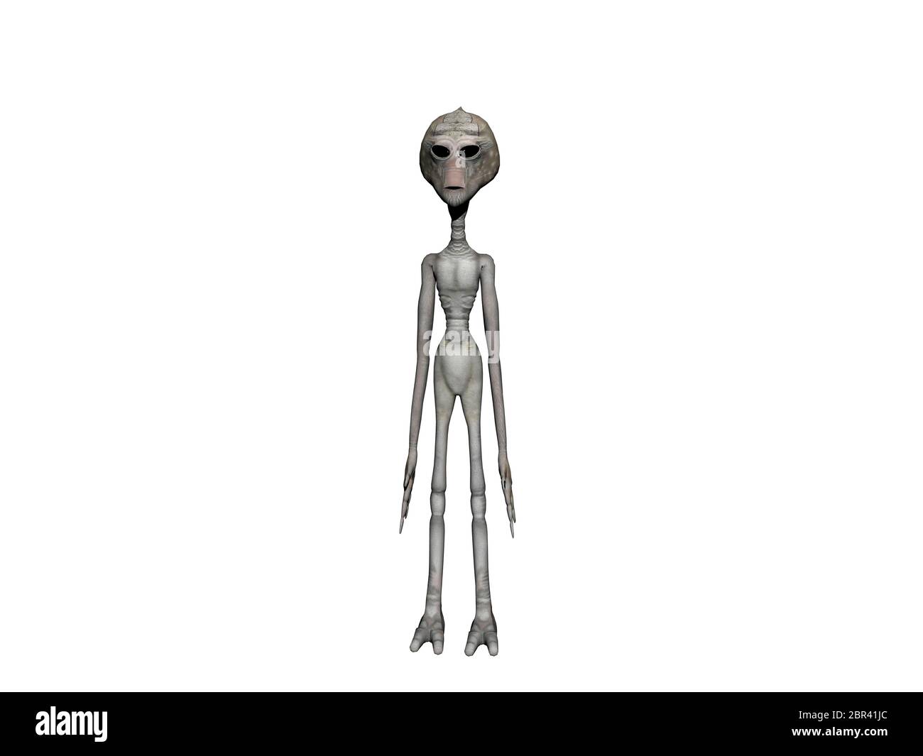 arid aliens of delicate physique 3D rendering Stock Photo - Alamy