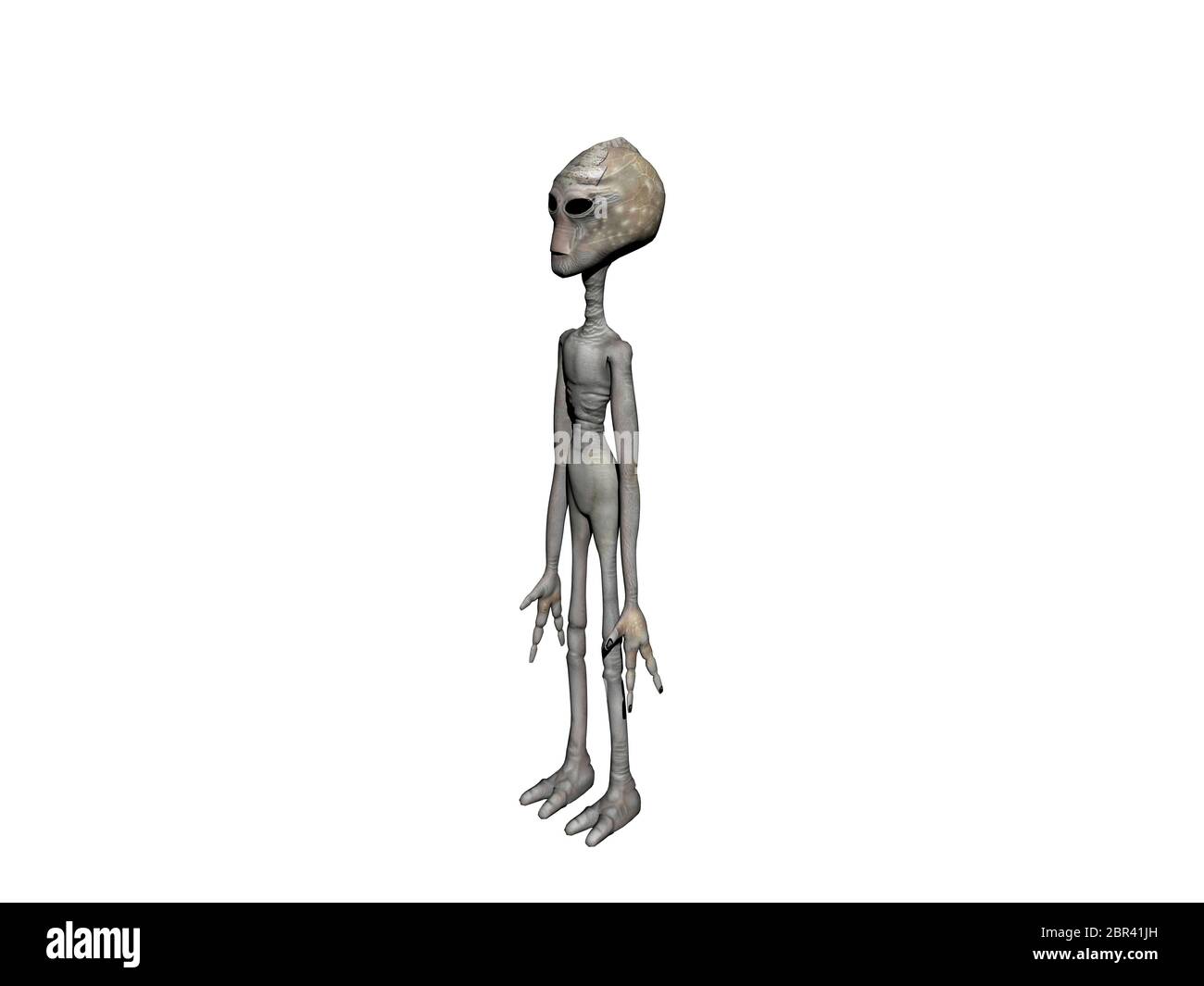 arid aliens of delicate physique 3D rendering Stock Photo - Alamy