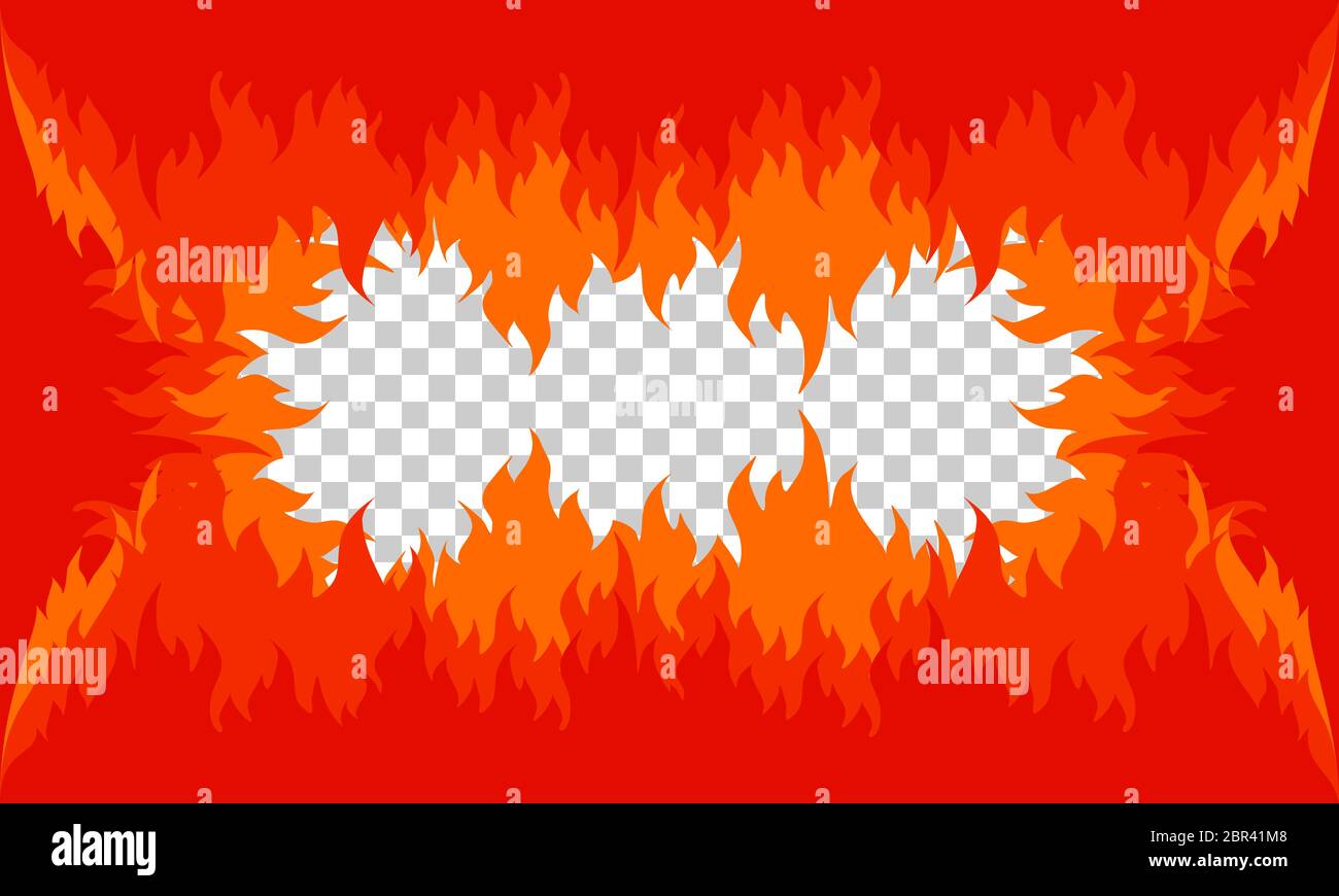 blazing fire vector design template Stock Vector Image & Art - Alamy
