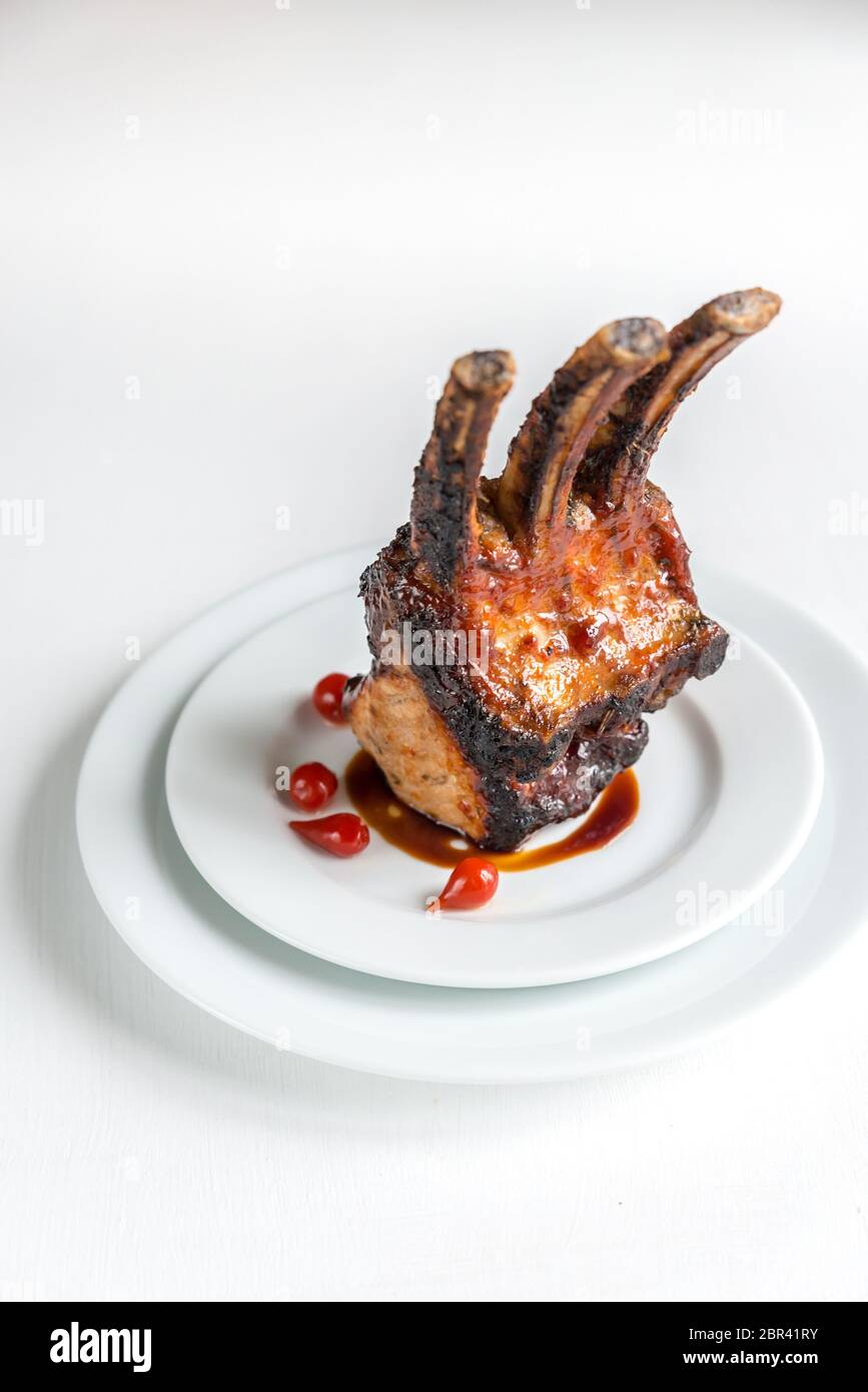 Pork mini ribs hi-res stock photography and images - Alamy