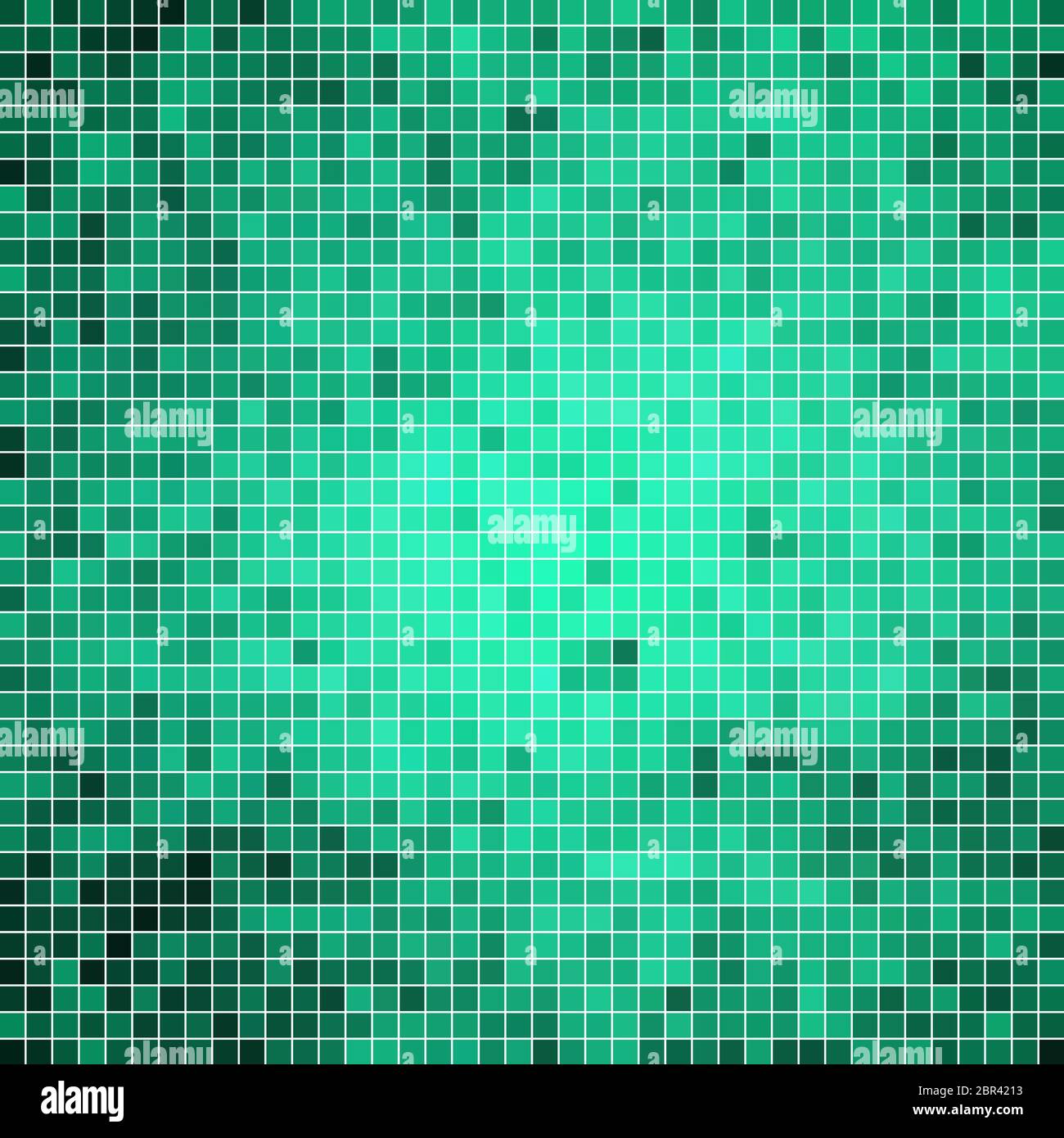 abstract square pixel mosaic background - teal Stock Photo - Alamy