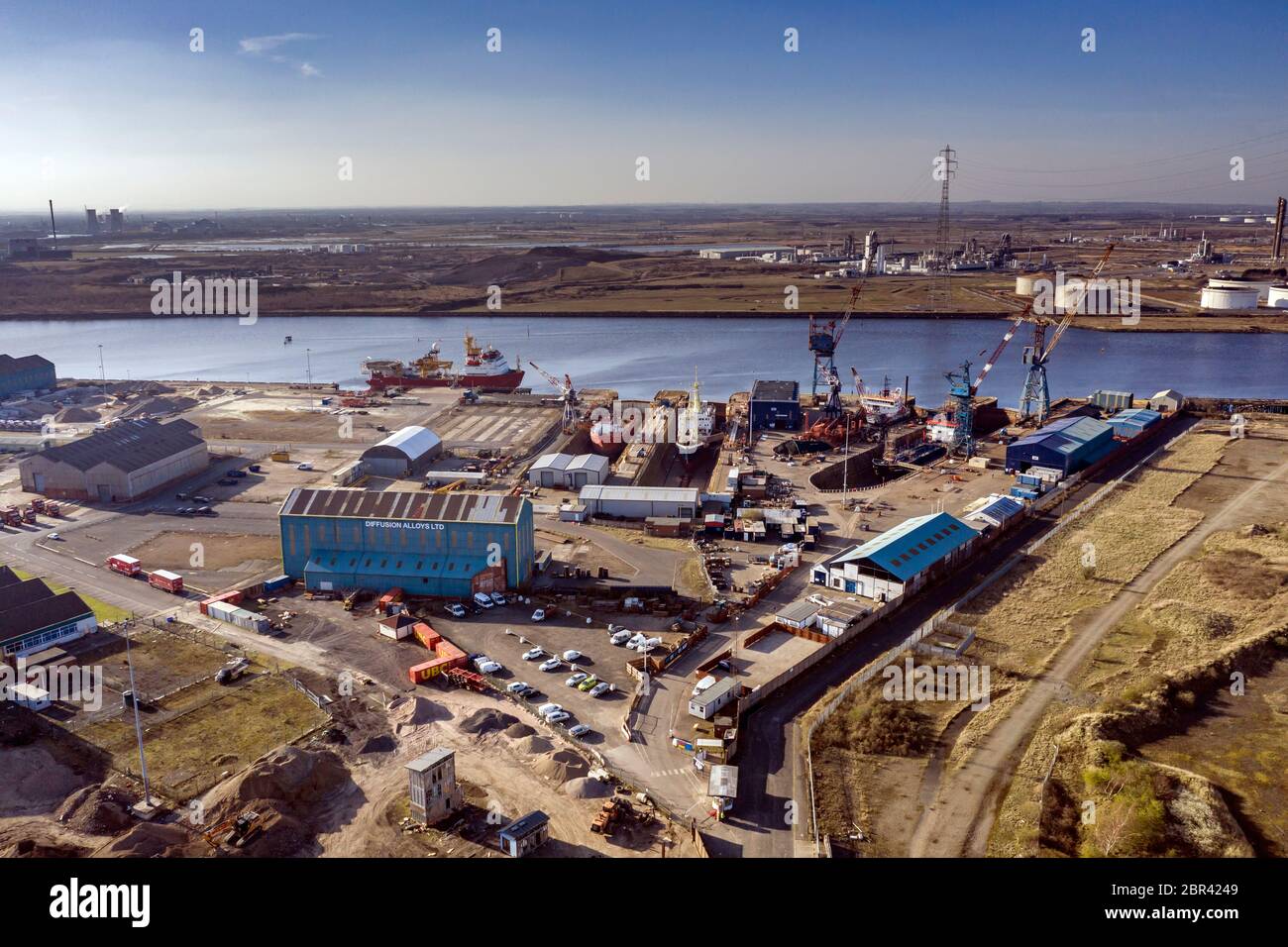 Smith Dock at South Bank, Cleveland Stock Photo - Alamy
