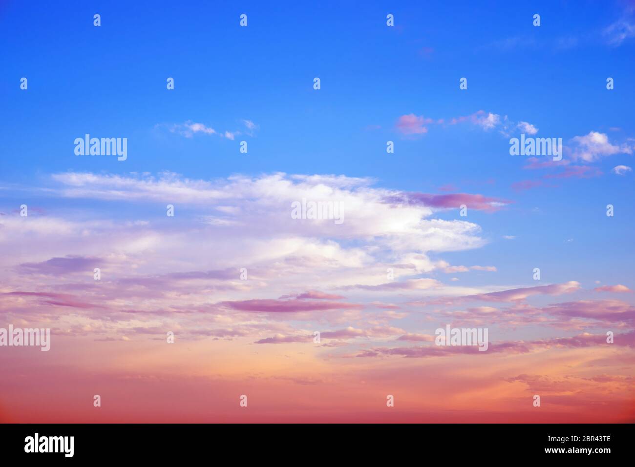 Color sky summer backround. Clouds and air Stock Photo - Alamy