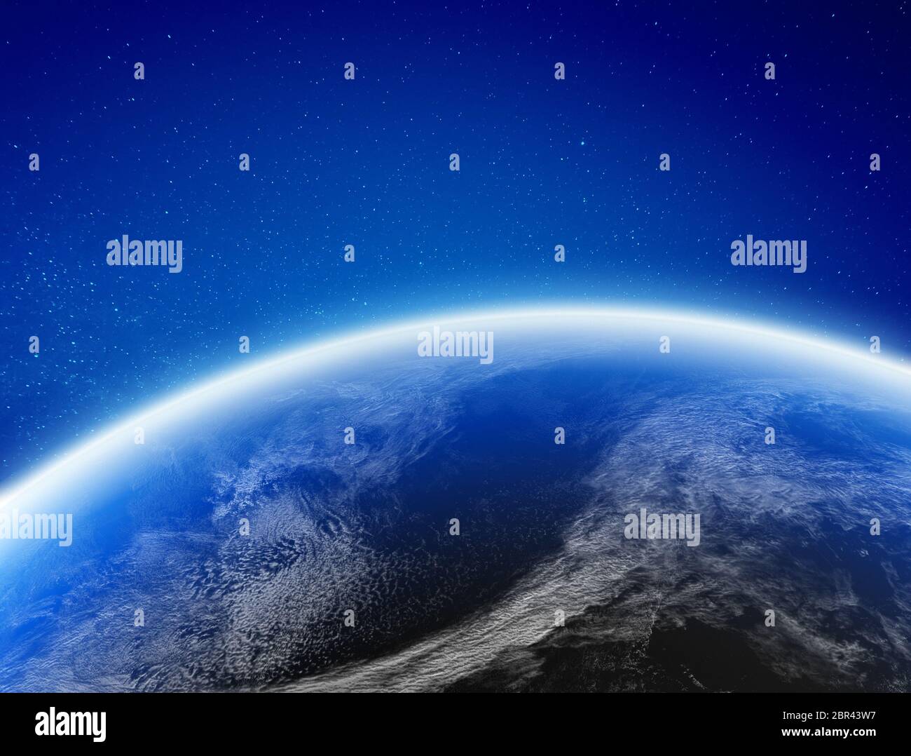 Earth climate from space. Elements of this image furnished by NASA. 3d ...
