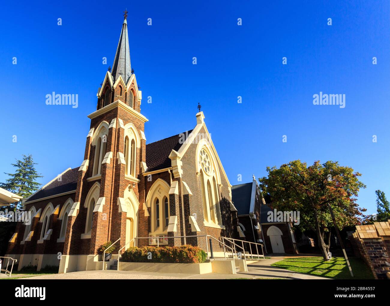Facade of St Paul Presbyterian Church, built in 1881-82 in Gothic ...