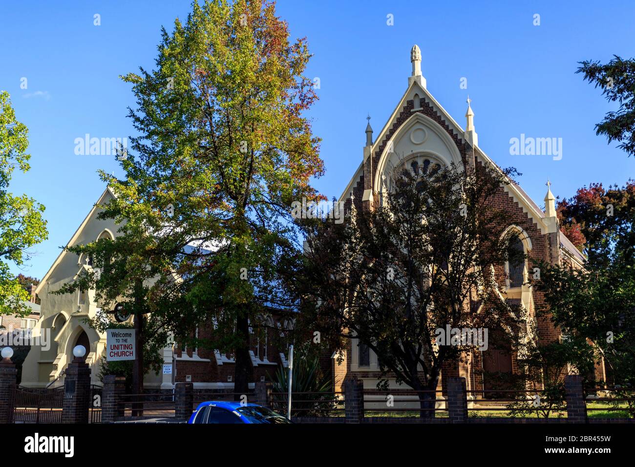 Street view of the present Uniting Church complex with the original ...