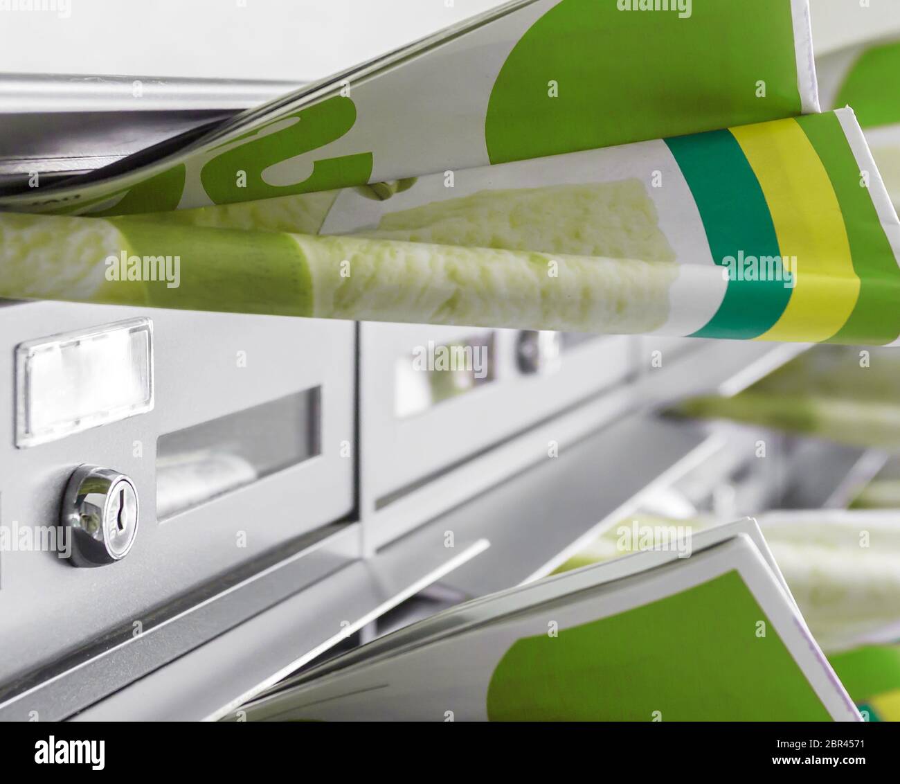 Mailbox and brochures hi-res stock photography and images - Alamy