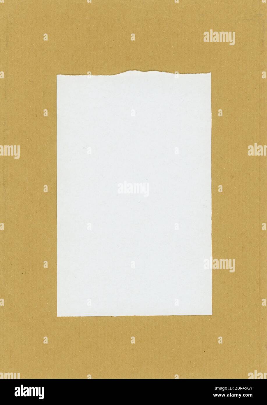 white and brown paper texture useful as a background, with frame and ...