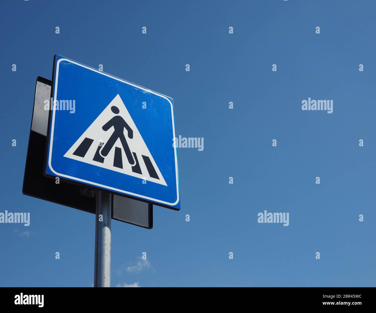 Warning signs zebra crossing hi-res stock photography and images - Alamy