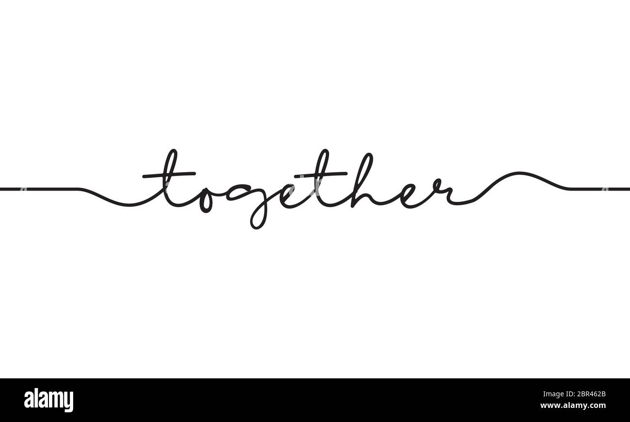 together word handwritten design vector Stock Vector Image & Art - Alamy