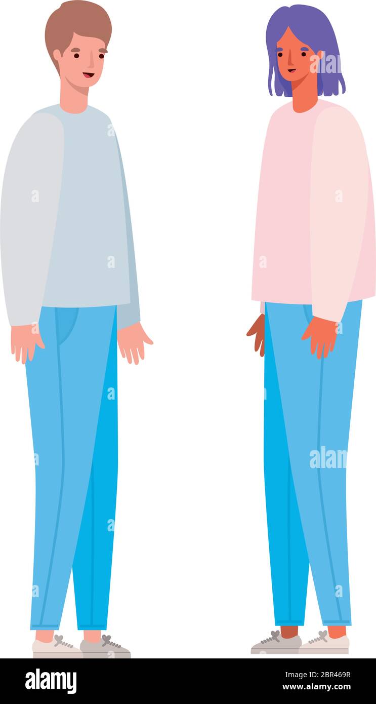 two women avatars vector design Stock Vector Image & Art - Alamy