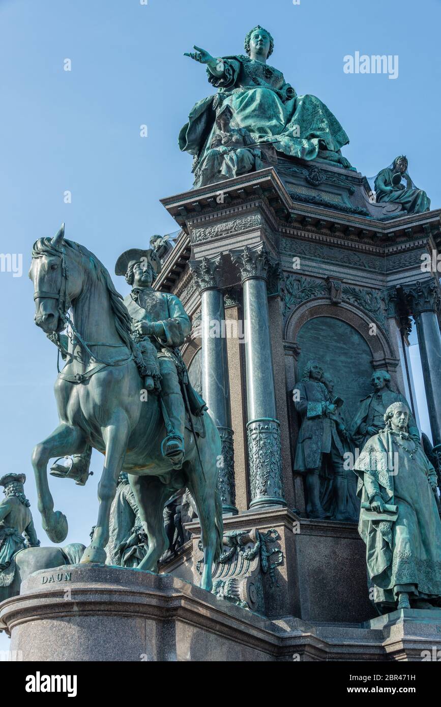 Empress Maria Theresia monument at Maria-Theresien-Platz located in ...