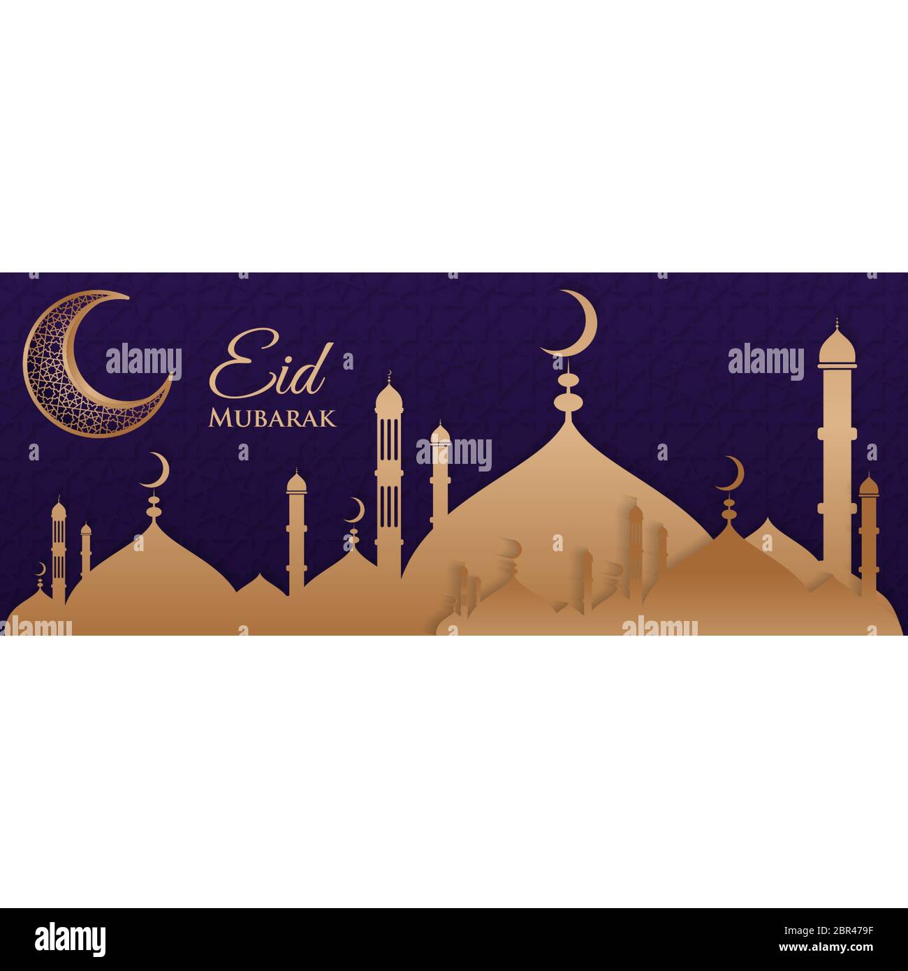 Ramadan muslim gold star crescent hi-res stock photography and images ...