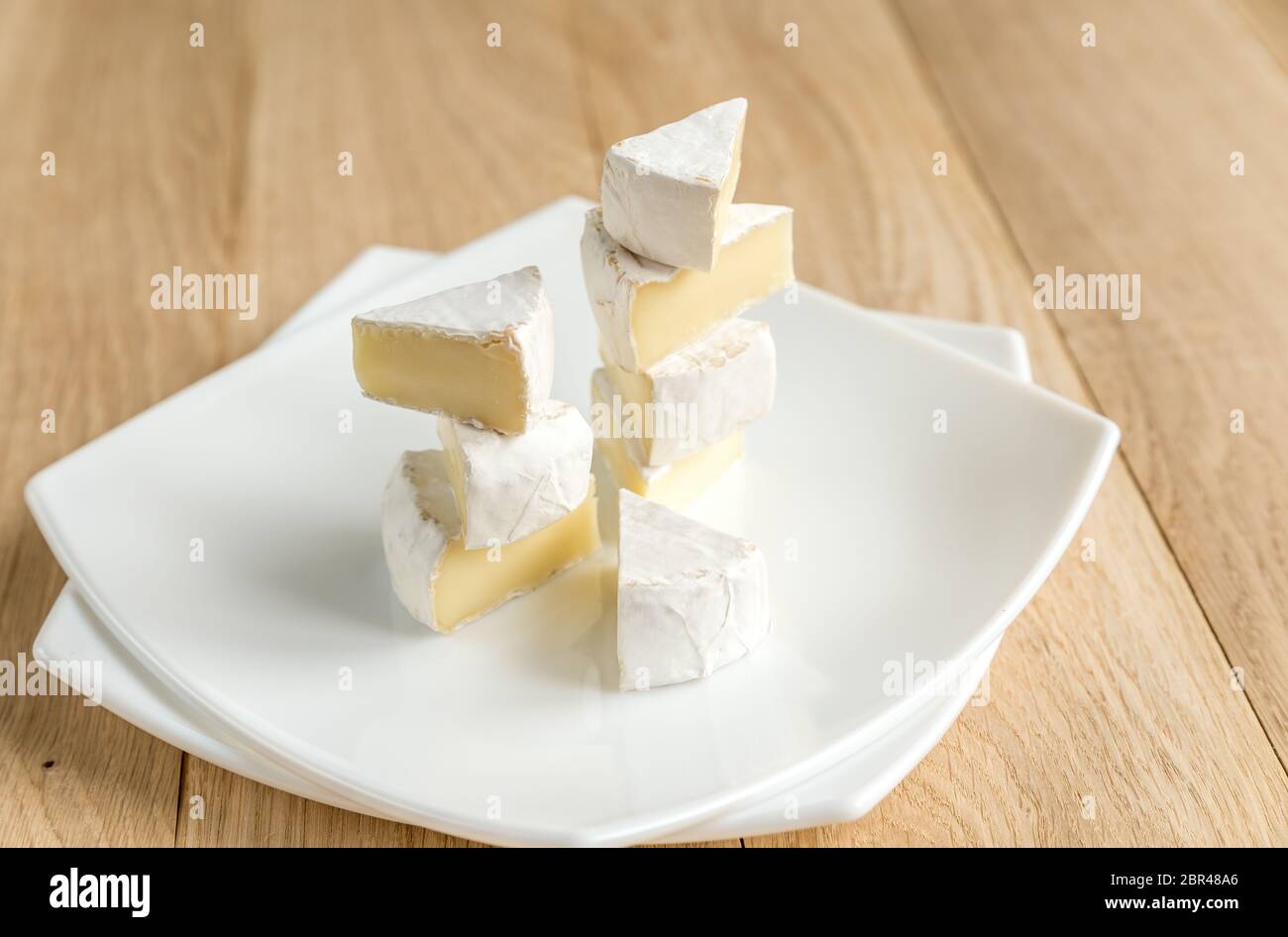 Camembert cut slices on hi-res stock photography and images - Alamy