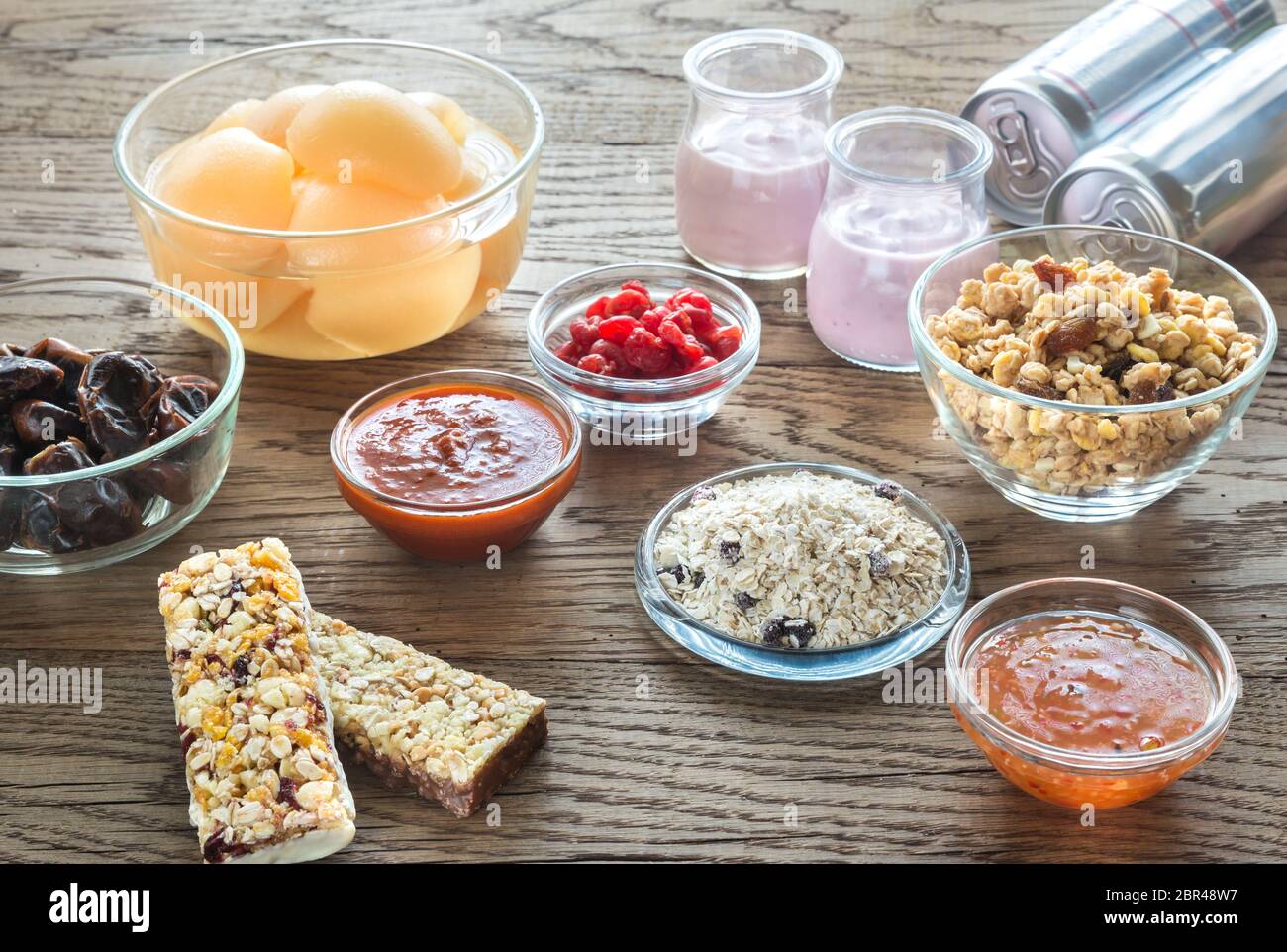 Foods with hidden sugar Stock Photo - Alamy