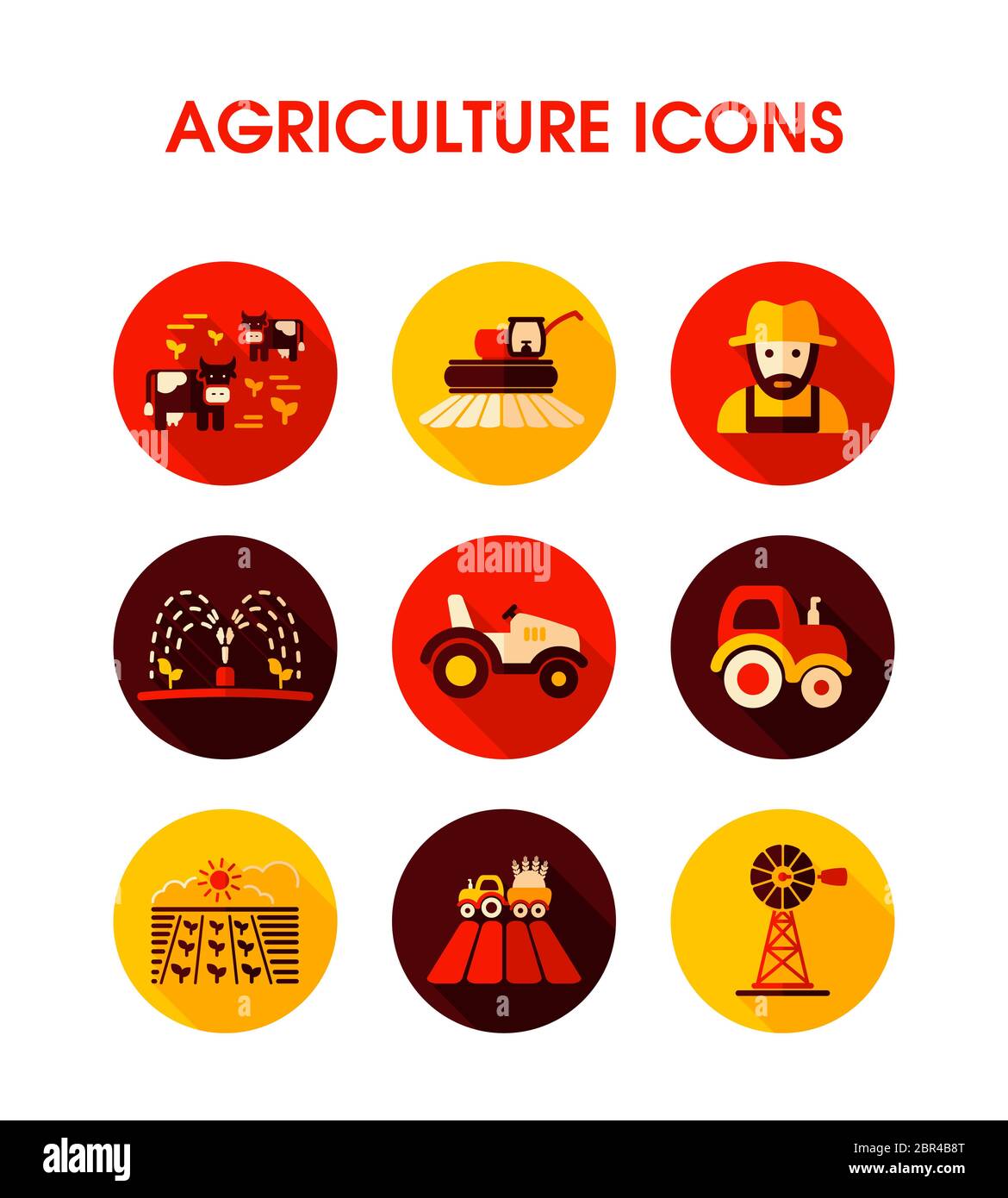 Farm Field icon. Agriculture sign. Graph symbol for your web site ...