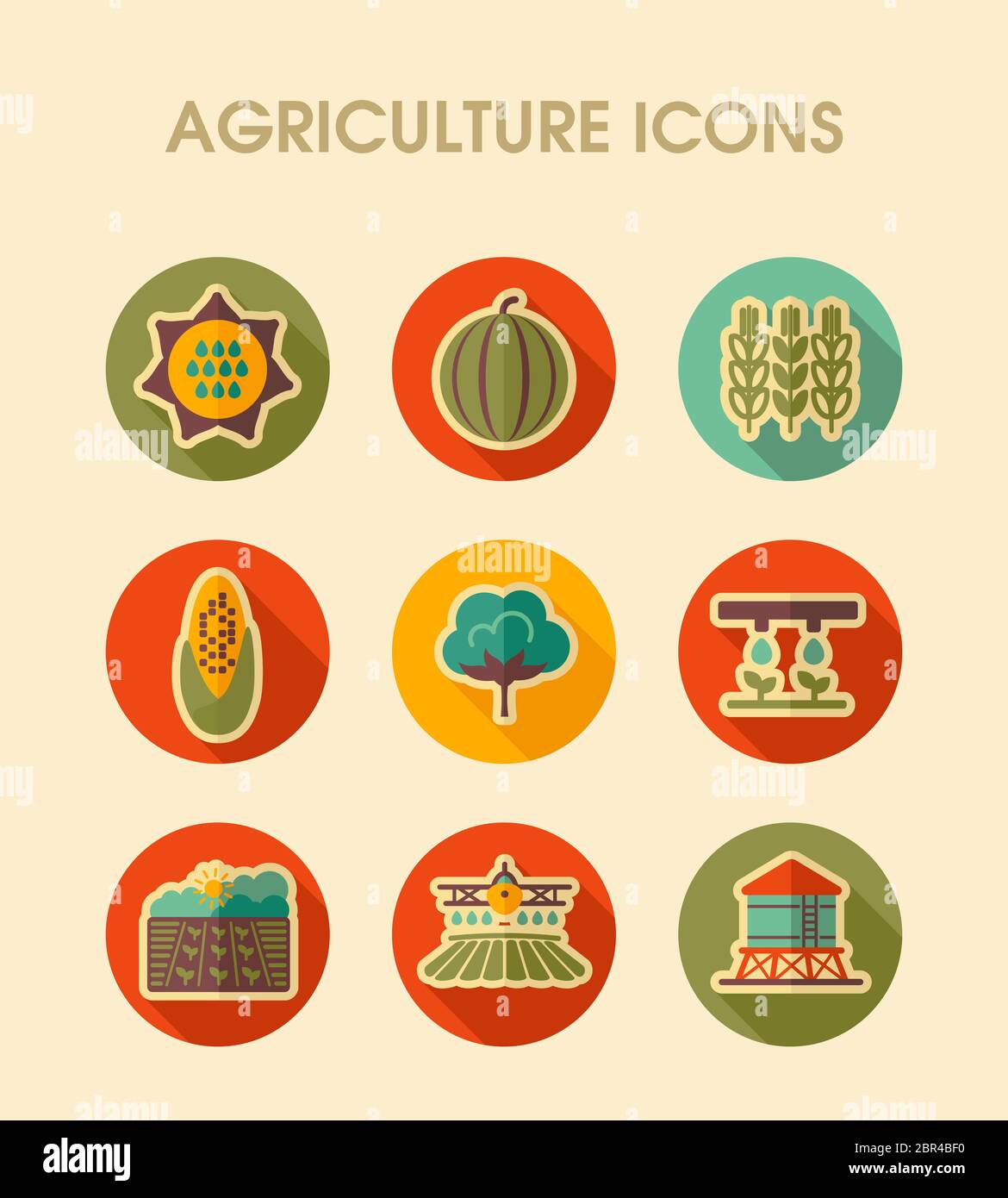 Farm Field icon. Agriculture sign. Graph symbol for your web site ...