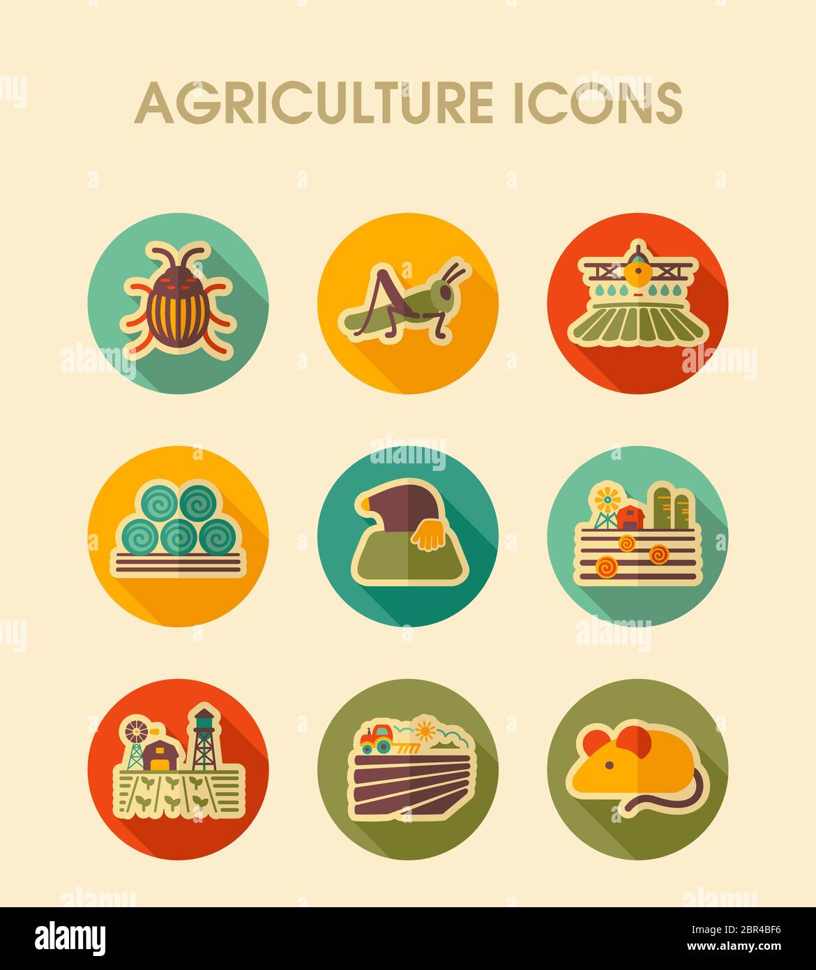 Farm Field icon. Agriculture sign. Graph symbol for your web site ...