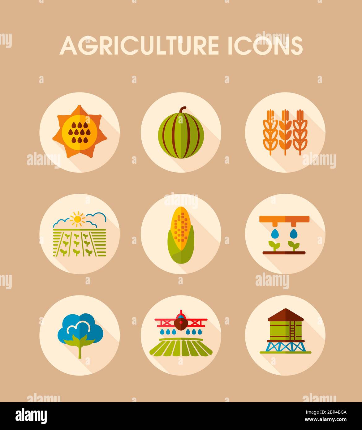 Farm Field icon. Agriculture sign. Graph symbol for your web site ...
