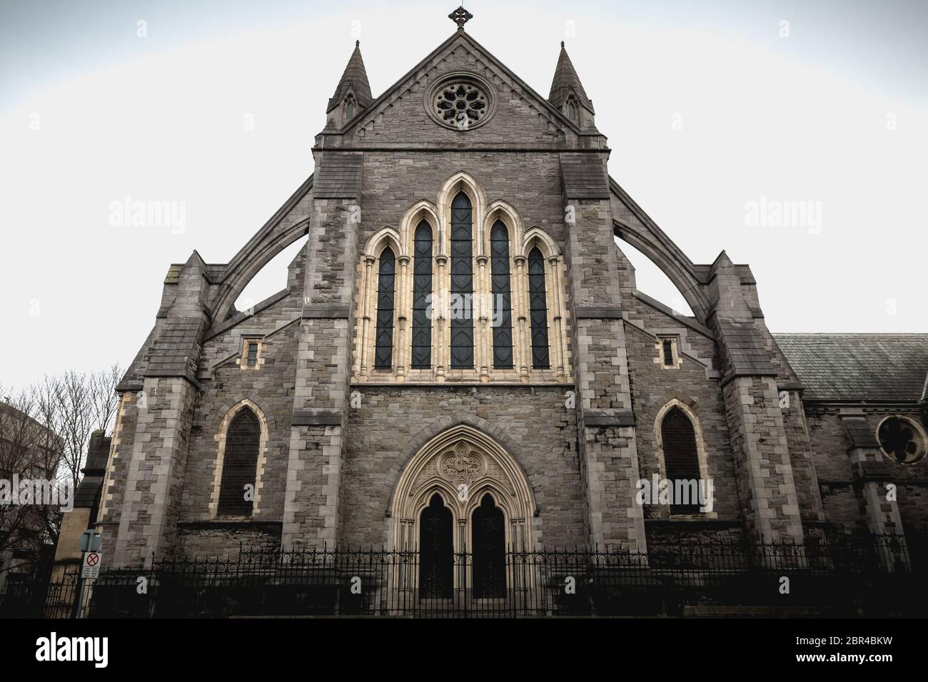 Architectural detail of Christ Church Cathedral or The Cathedral of the ...