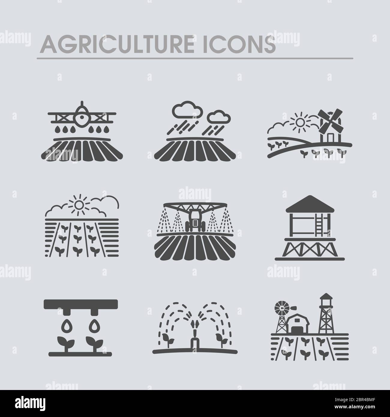 Farm Field icon. Agriculture sign. Graph symbol for your web site ...