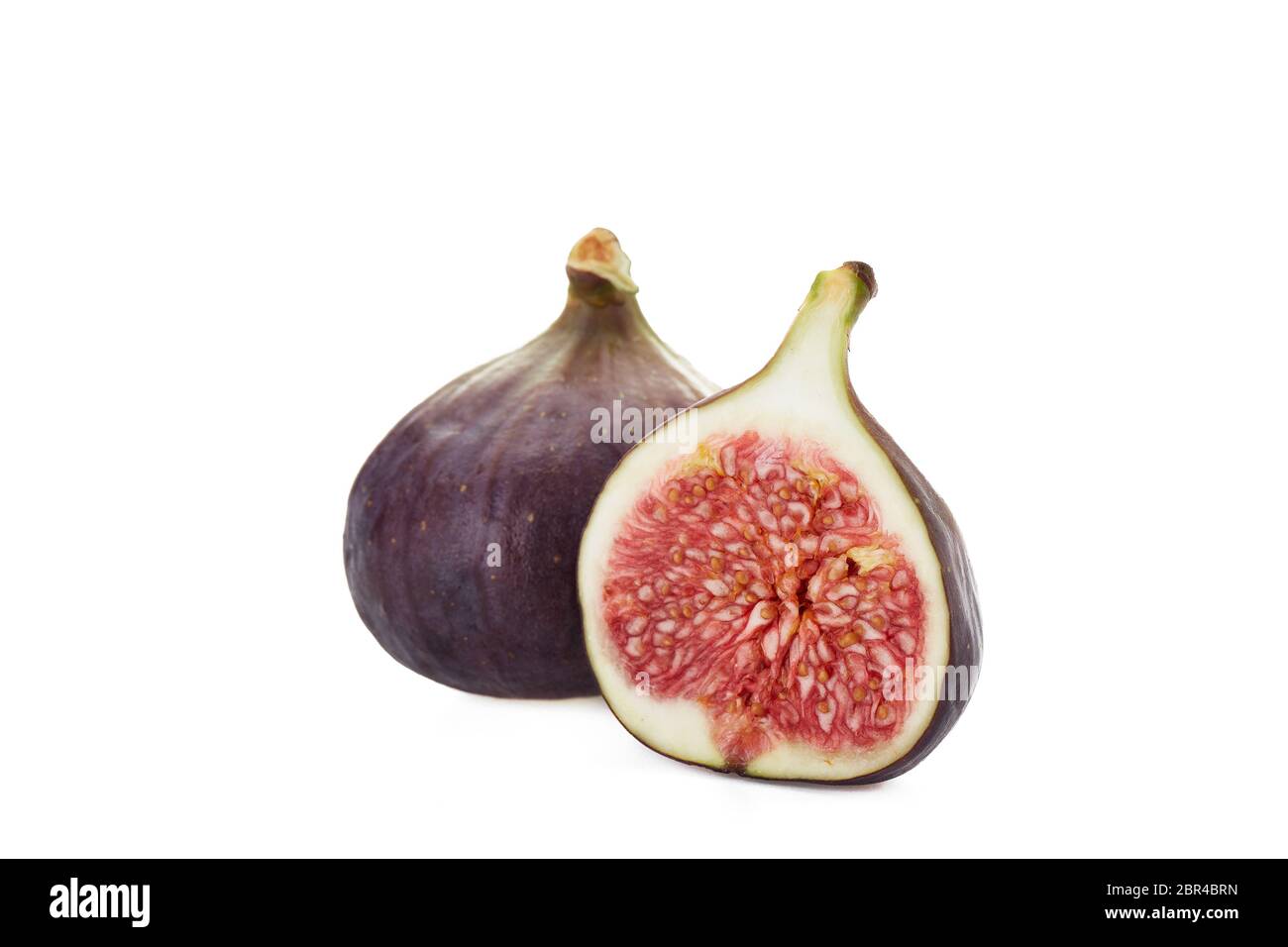 Fresh ripe sweet figs on a white background Stock Photo - Alamy