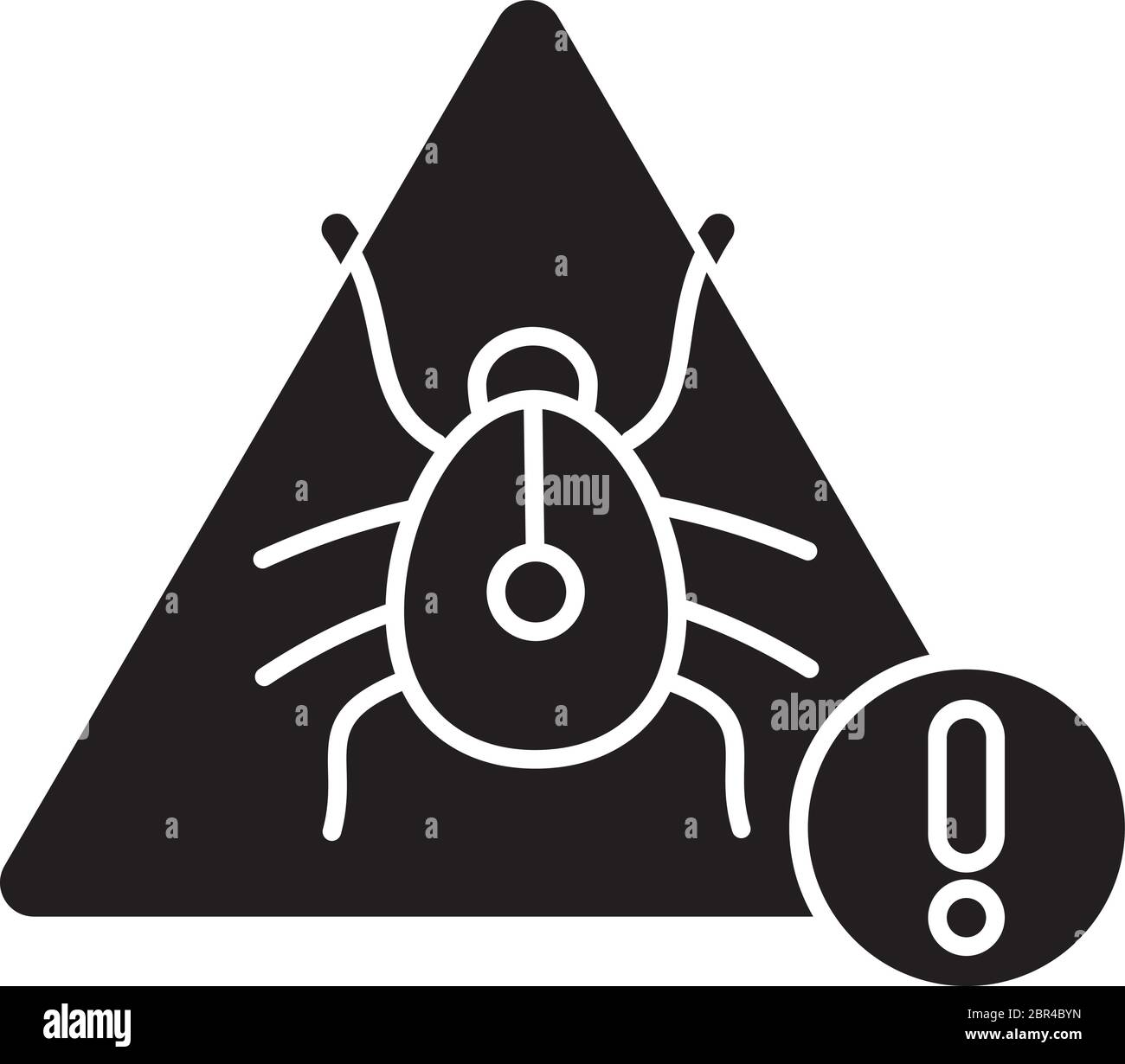 Computer virus black glyph icon Stock Vector Image & Art - Alamy