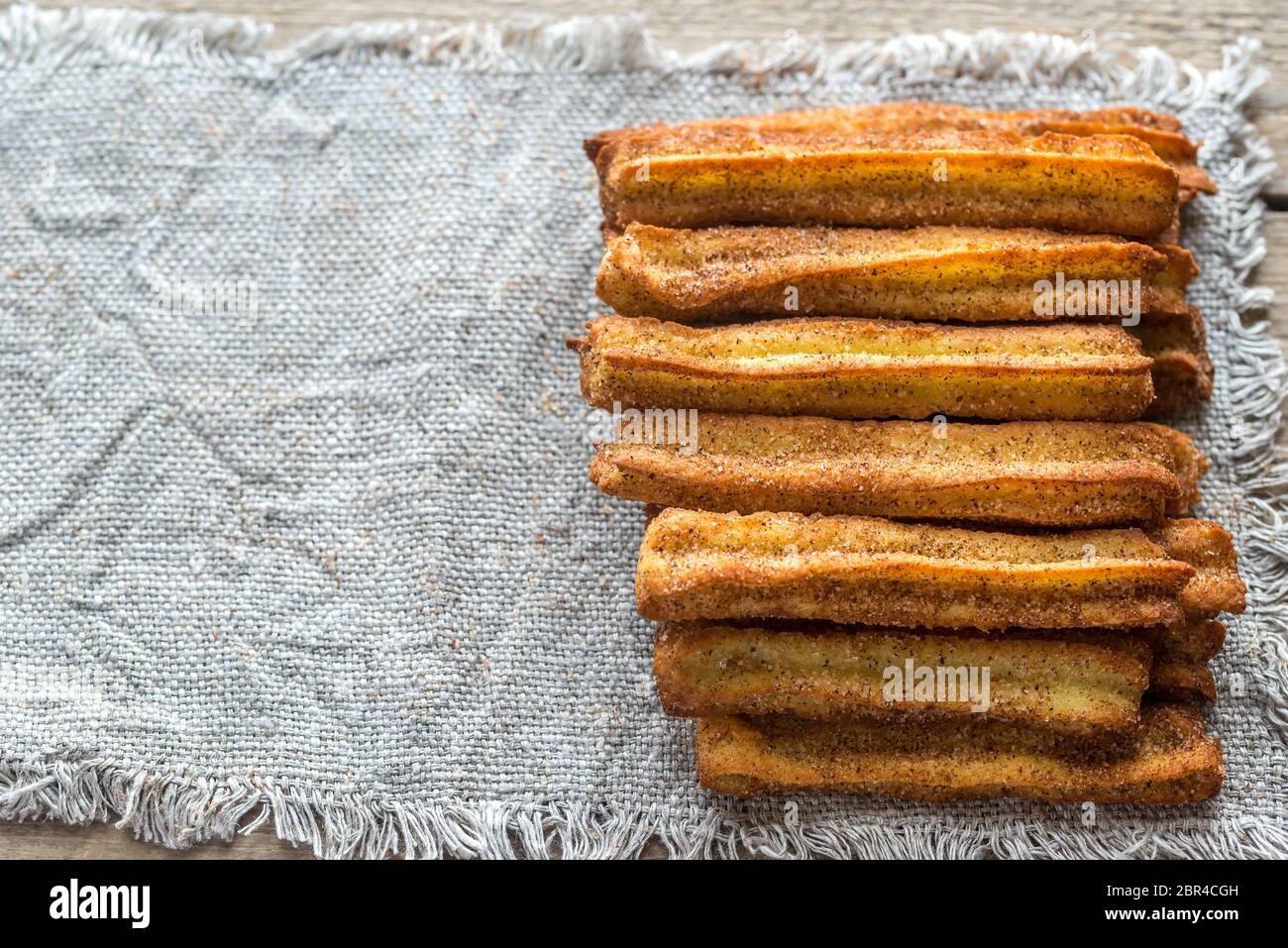 Churros - famous Spanish dessert Stock Photo - Alamy