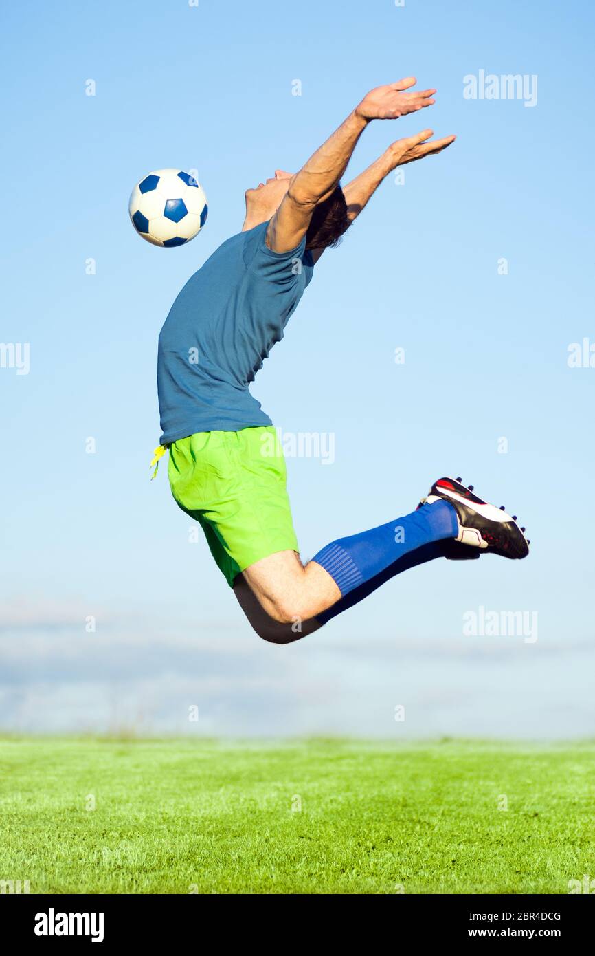 Soccer Players In Action Shooting