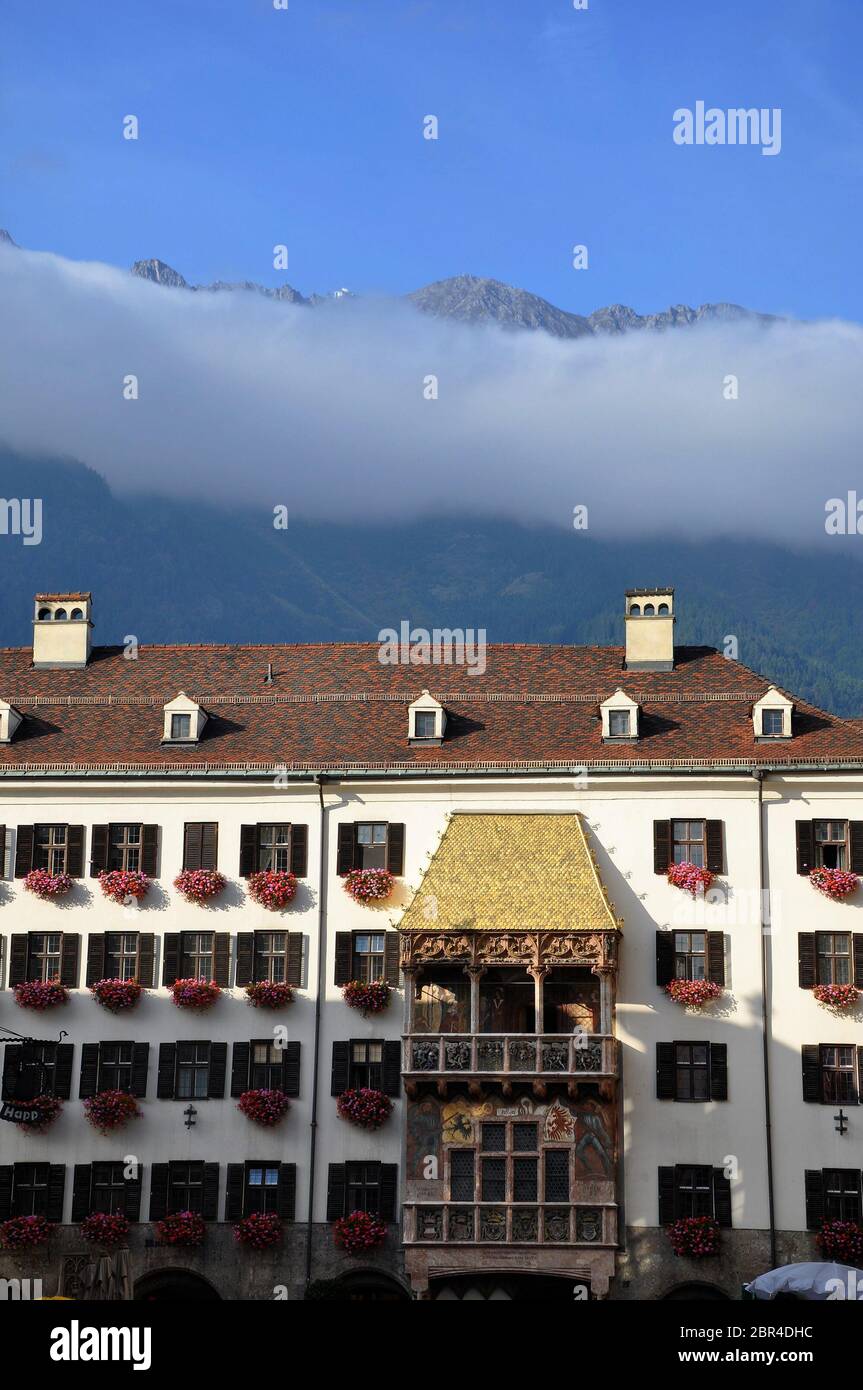 The Goldenes Dachl is a landmark structure located in the Old Town ...
