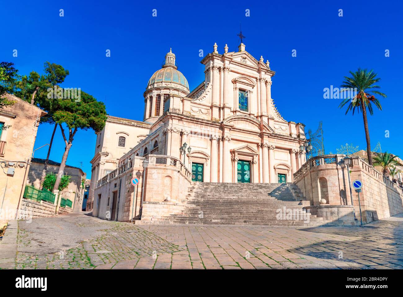Comiso, Sicily island, Italy: The Neoclassicist Church of the ...