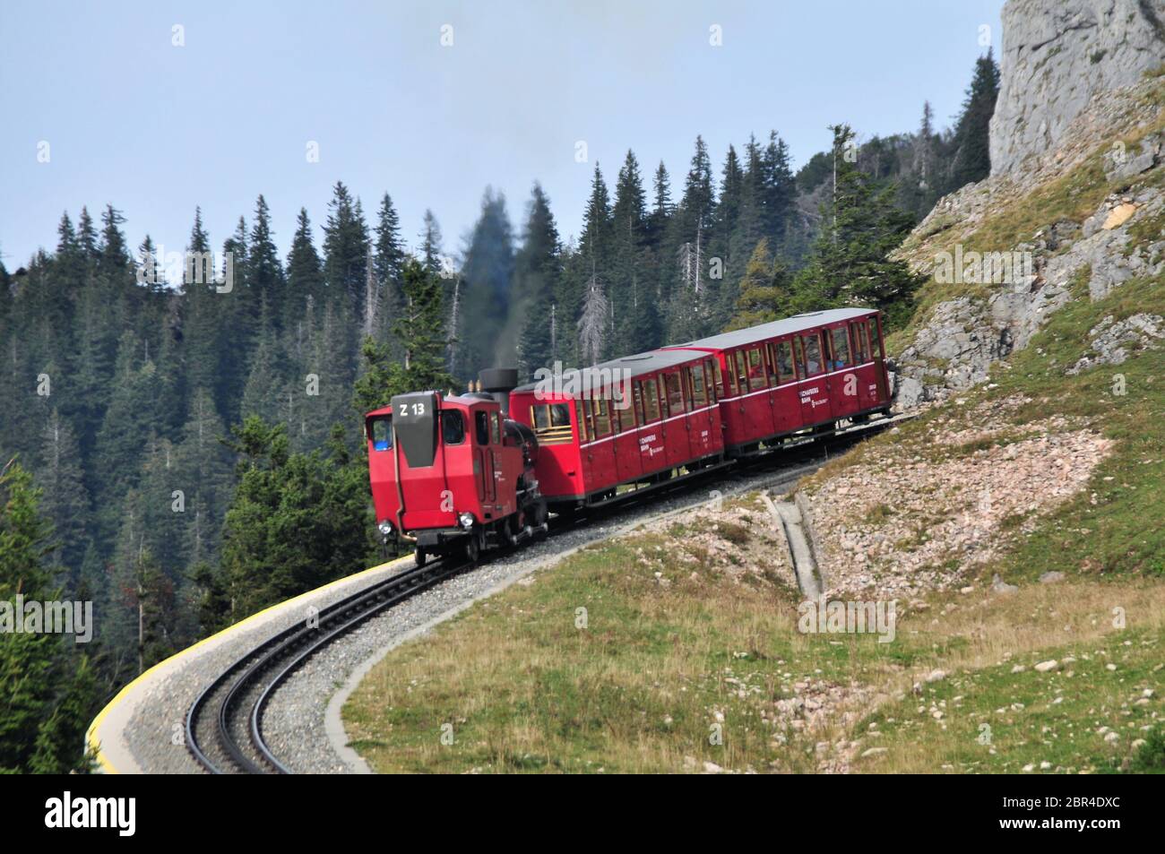 Steam locomitives of the SchafbergBahn, the steepest cogwheel railway ...