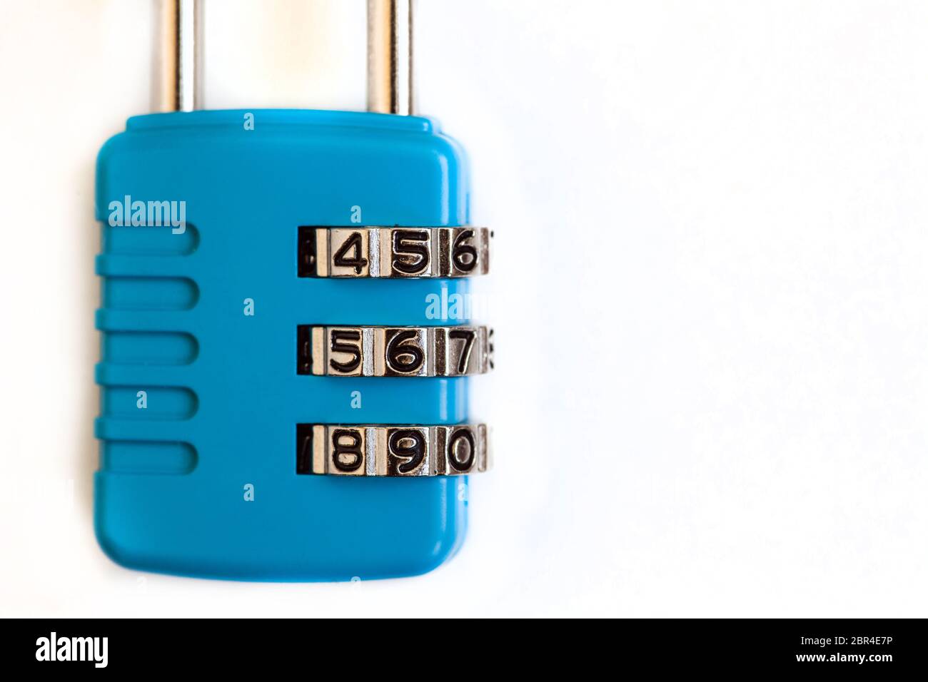 Close up shot of a padlock with numbers Stock Photo - Alamy
