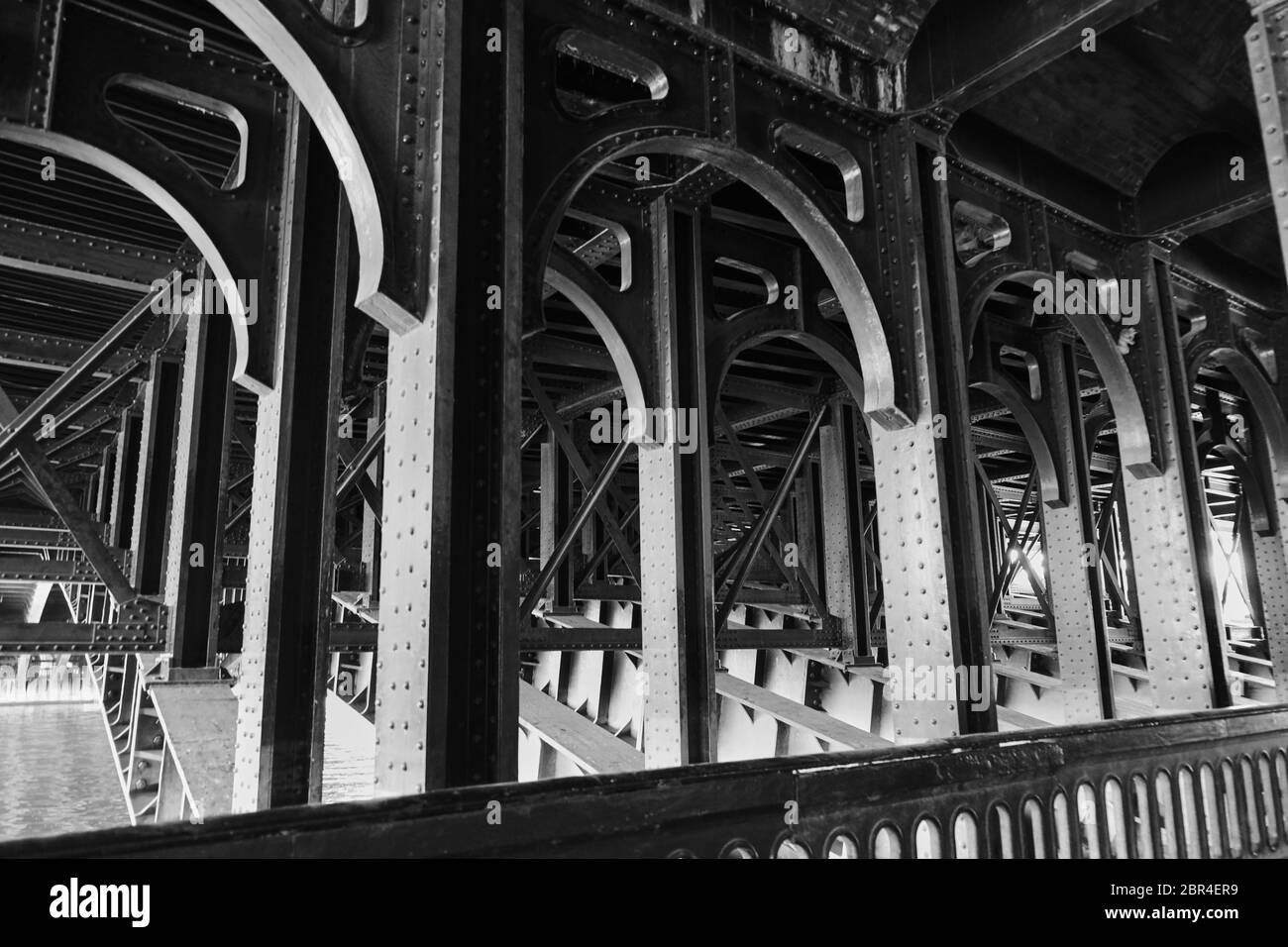 Steel Structures of Pont Alexandre III Stock Photo - Alamy