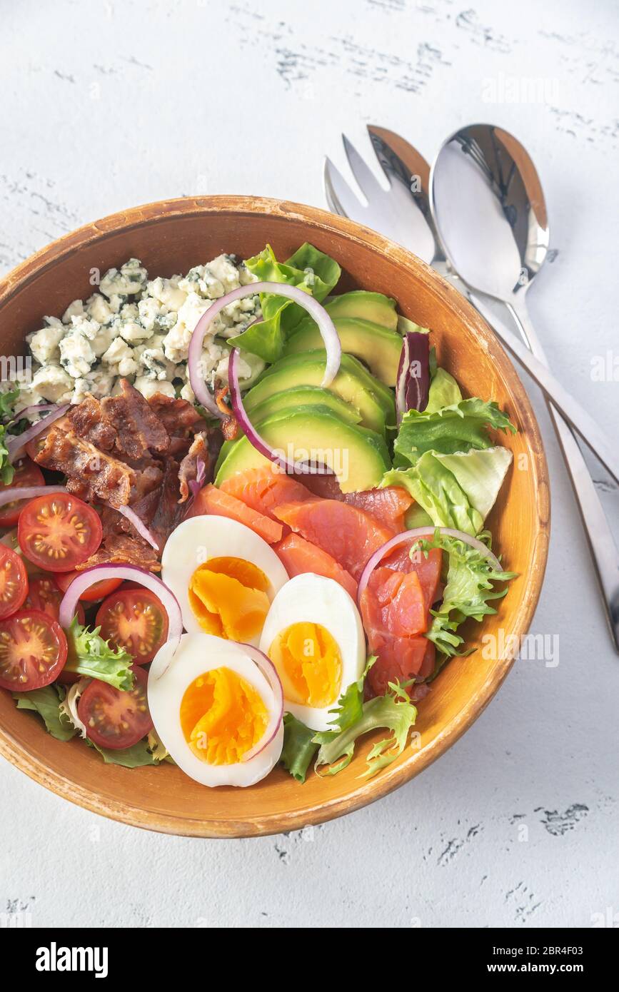American cobb salad hi-res stock photography and images - Alamy