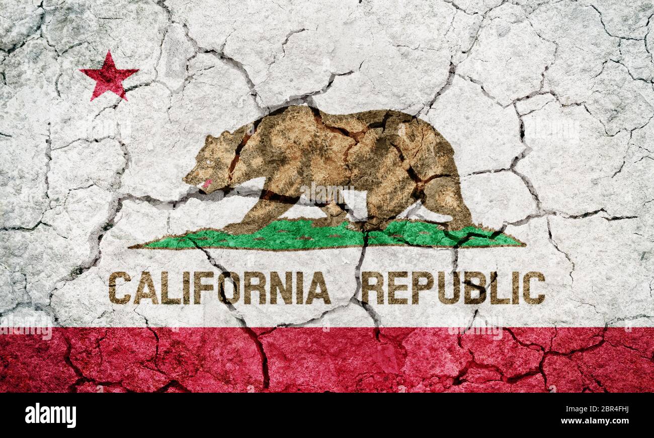 State of California flag, state in the Pacific Region of the United ...