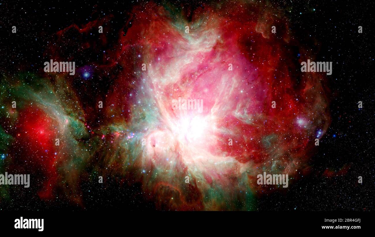 Cosmic landscape, beautiful science fiction wallpaper with endless deep ...
