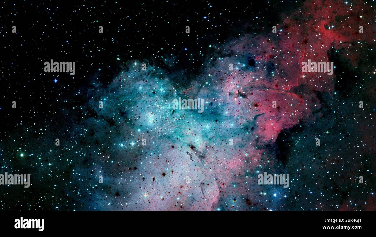 Cosmic art, beautiful science fiction wallpaper with endless deep space ...