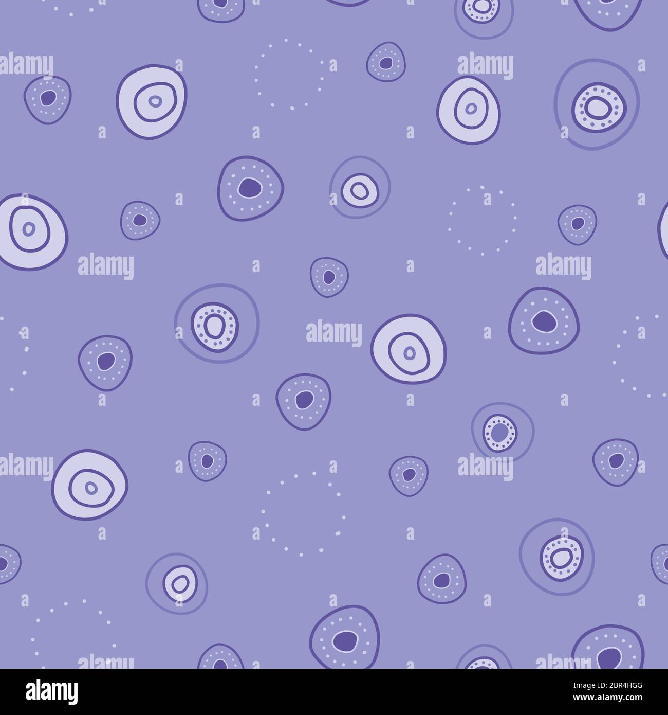 Dainty Dots fun dots and circles in a monochromatic blue color scheme ...