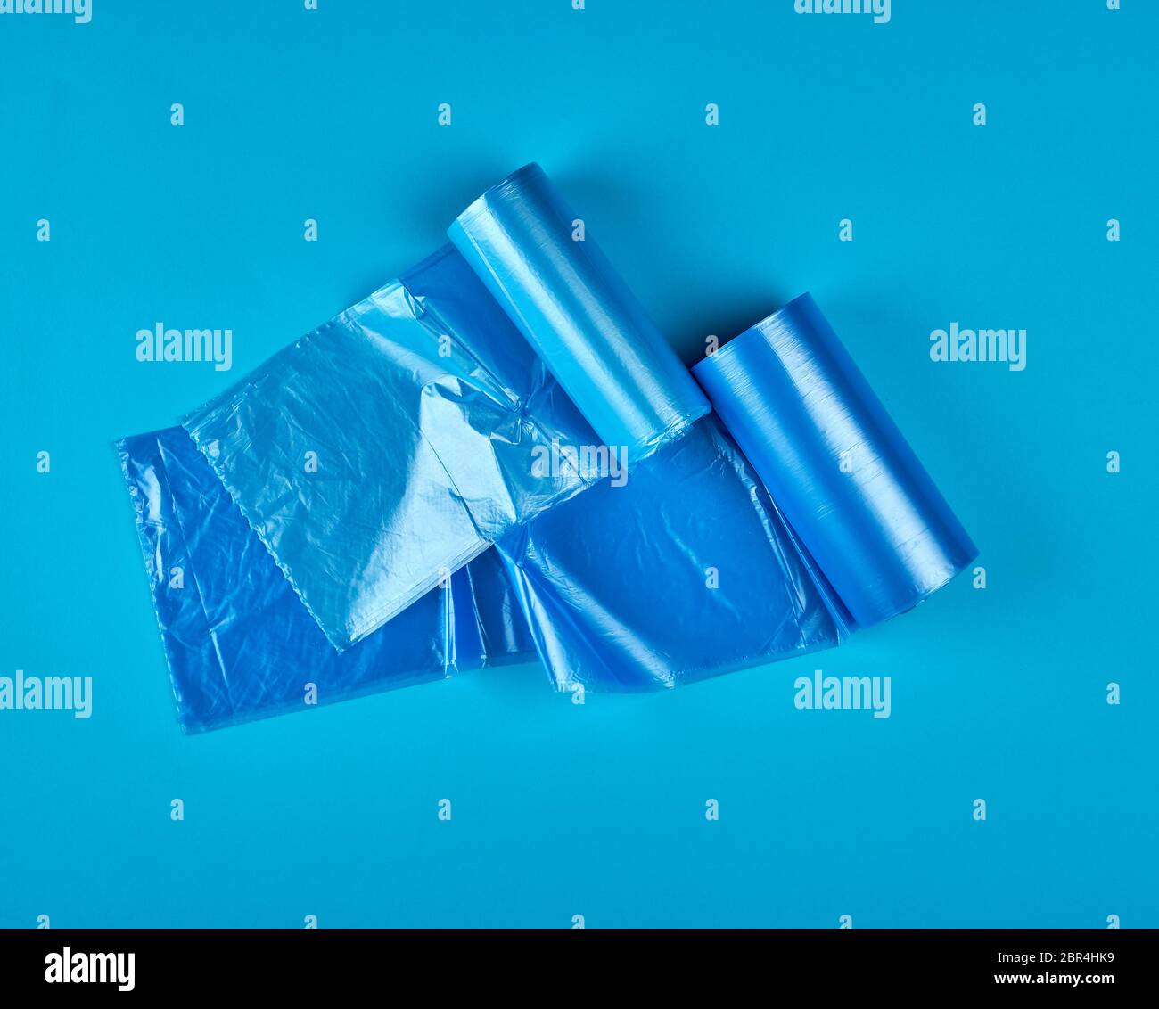 Transparent blue plastic bag hi-res stock photography and images - Alamy