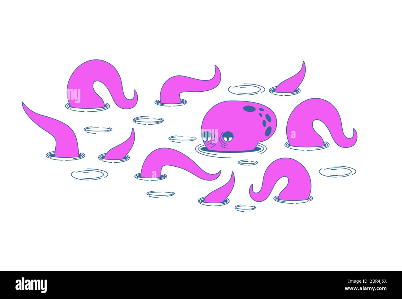 Devilfish cartoon hi-res stock photography and images - Alamy